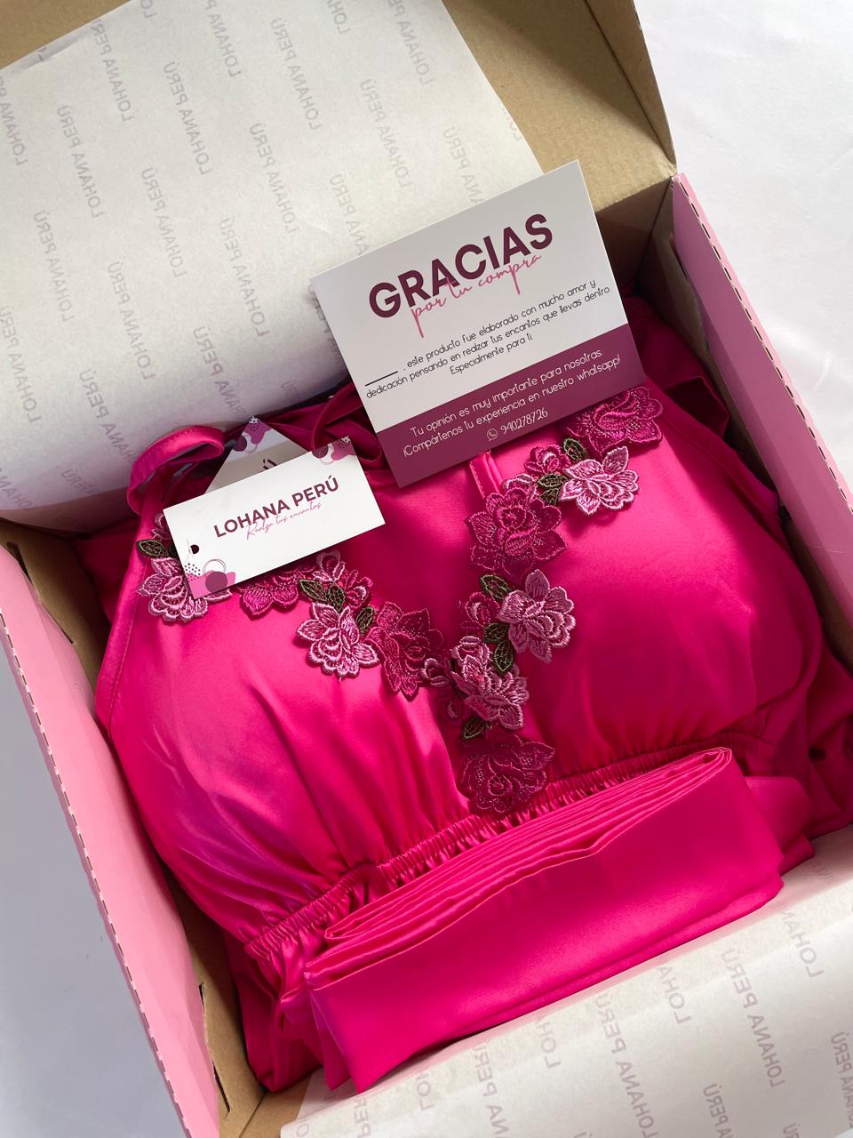 SET 5 PIEZAS REBECA FUCSIA – Lohana Perú